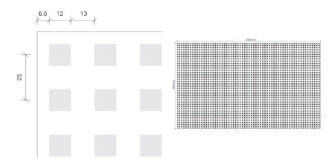 Gyptone 12mm Square Perforated Plasterboard | Madex Linings & Ceiling ...